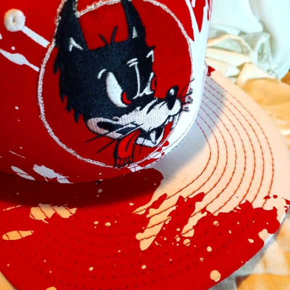 Grateful Dead | Accessories | Grateful Dead Jerry Wolf Hat Red Grateful ...